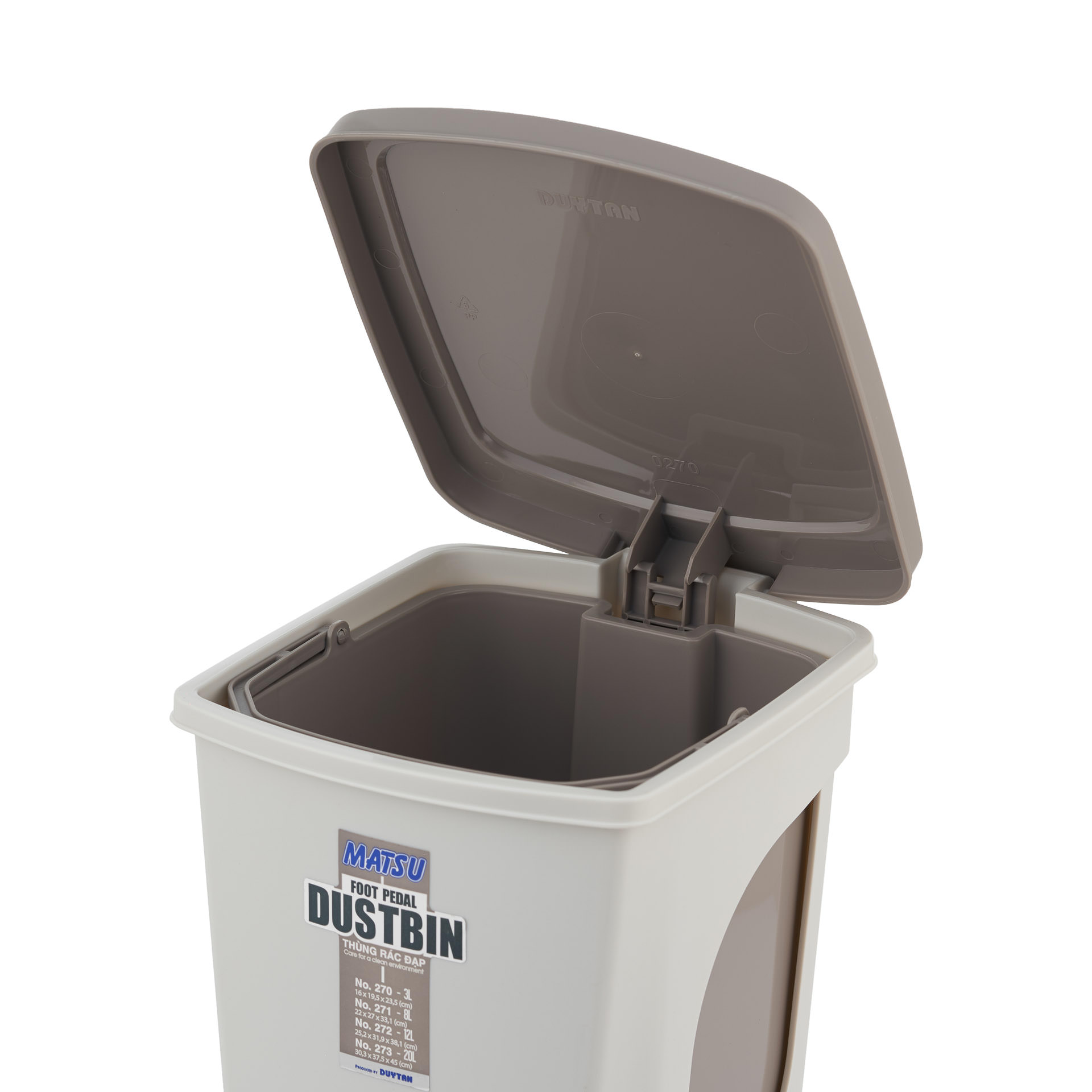 Small MATSU Pedal Dustbin - Duy Tan Plastics