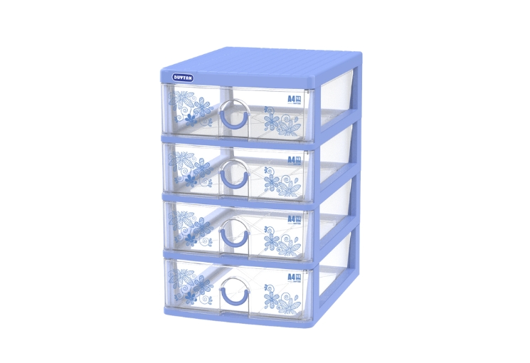 A4 CABINET- 4 DRAWERS - Duy Tan Plastics