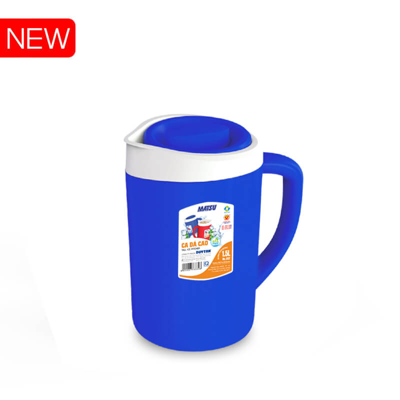 Tall Ice Pitcher 1.5L - Blue - Duy Tan Plastics