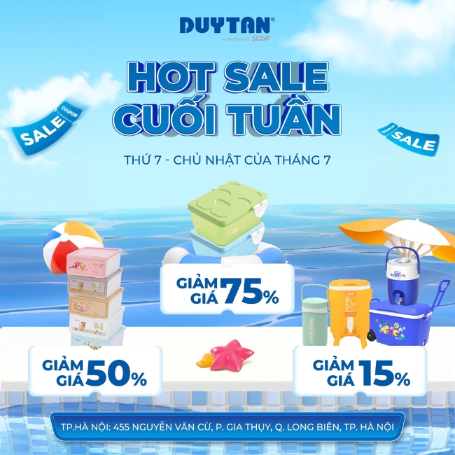 CHÀO THÁNG 7 – SALE HOT HẾT SẨY - Nhựa Duy Tân